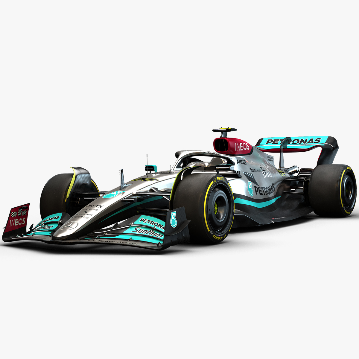 3D F1 Mercedes W13 2022 model - TurboSquid 1884554