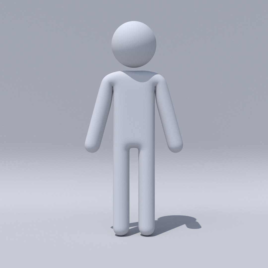 Stick Man AKA Toilet Man 3D - TurboSquid 2249842