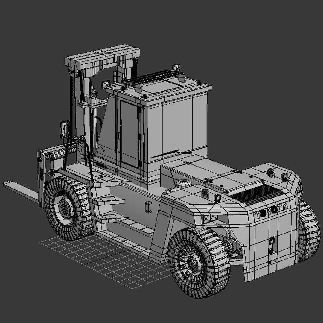 3d Forklift Industrial
