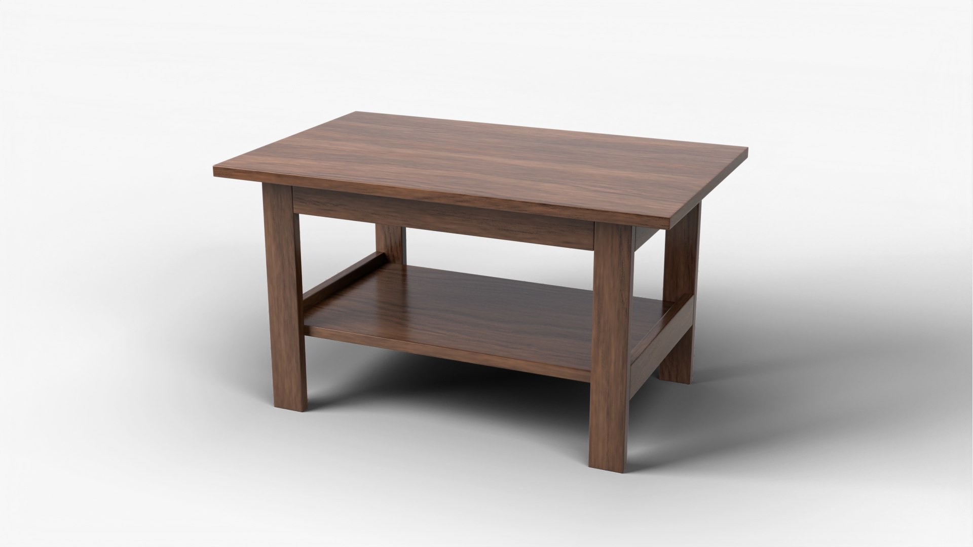 Coffee Table 2 - Walnut Wood 3D Model - TurboSquid 2042100