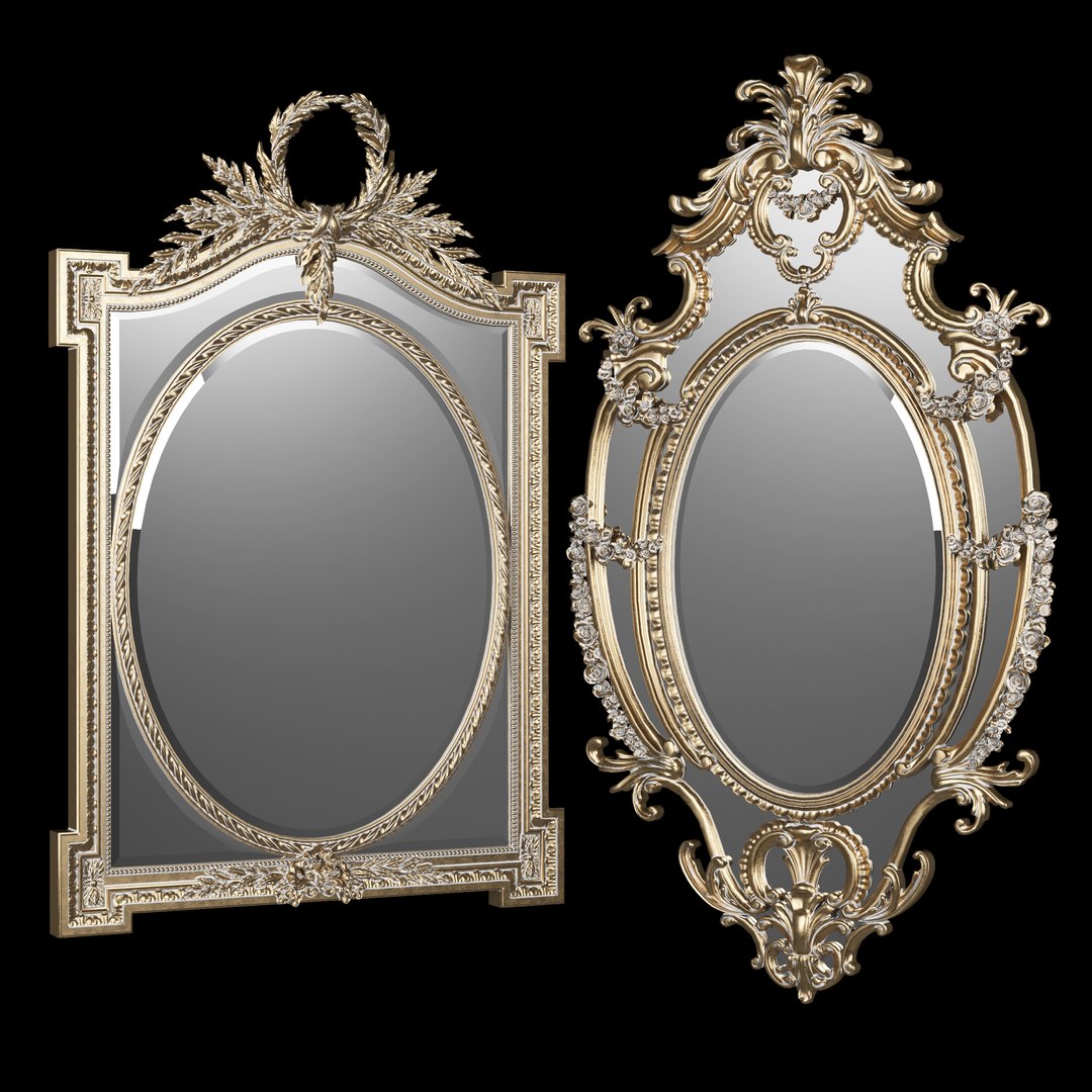 Classical Mirrors Model - TurboSquid 1919850