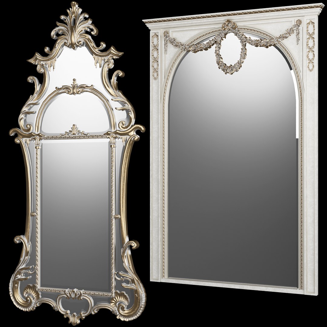 Classical Mirrors Model - TurboSquid 1919850