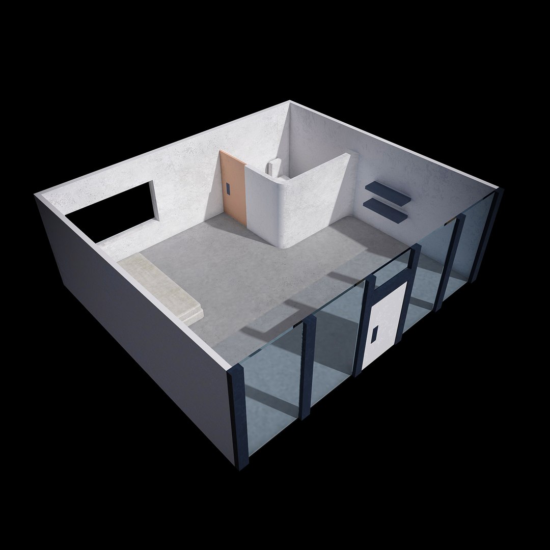 3D LowPoly Prision Cell - TurboSquid 2261807