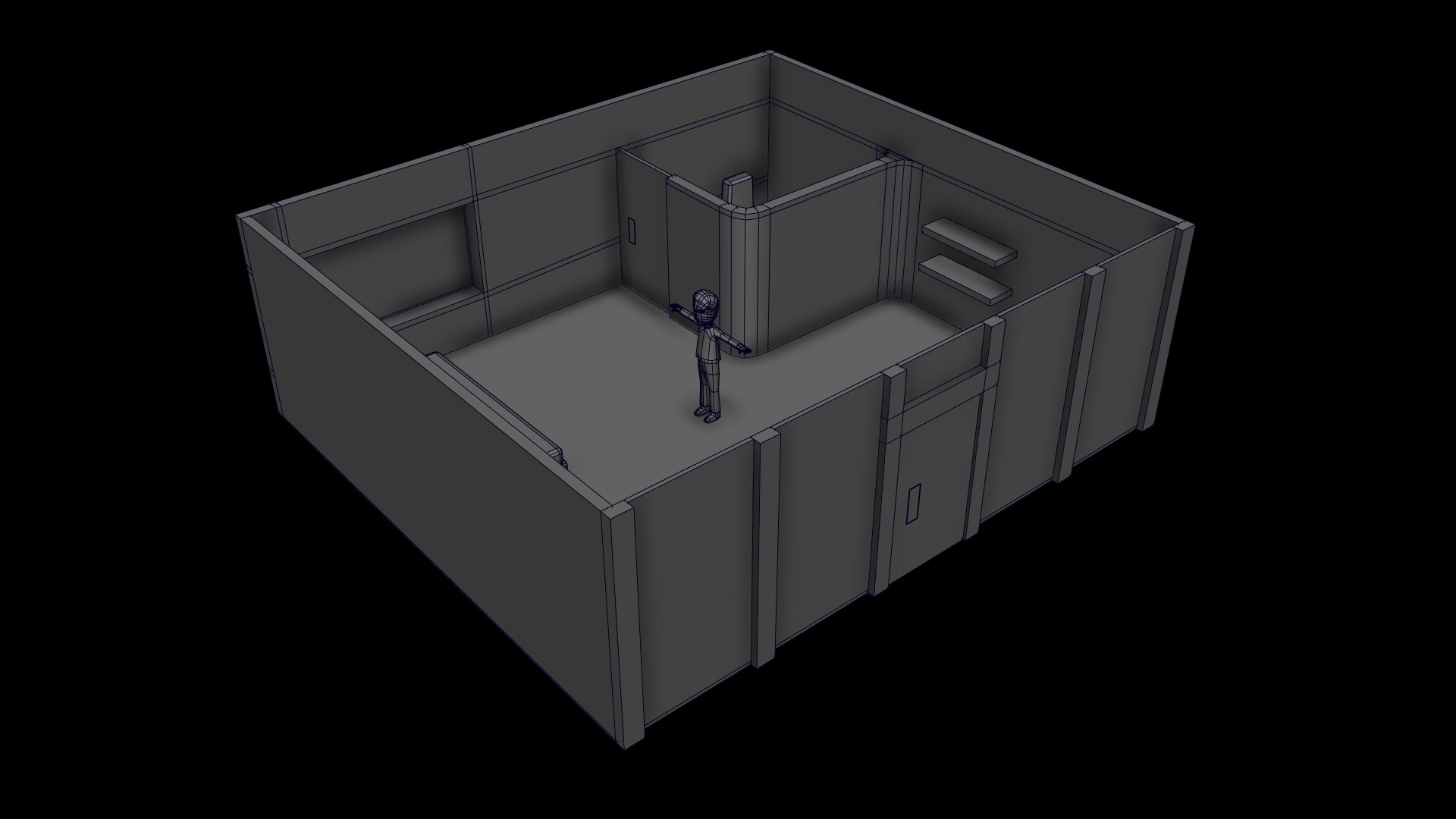 3D LowPoly Prision Cell - TurboSquid 2261807