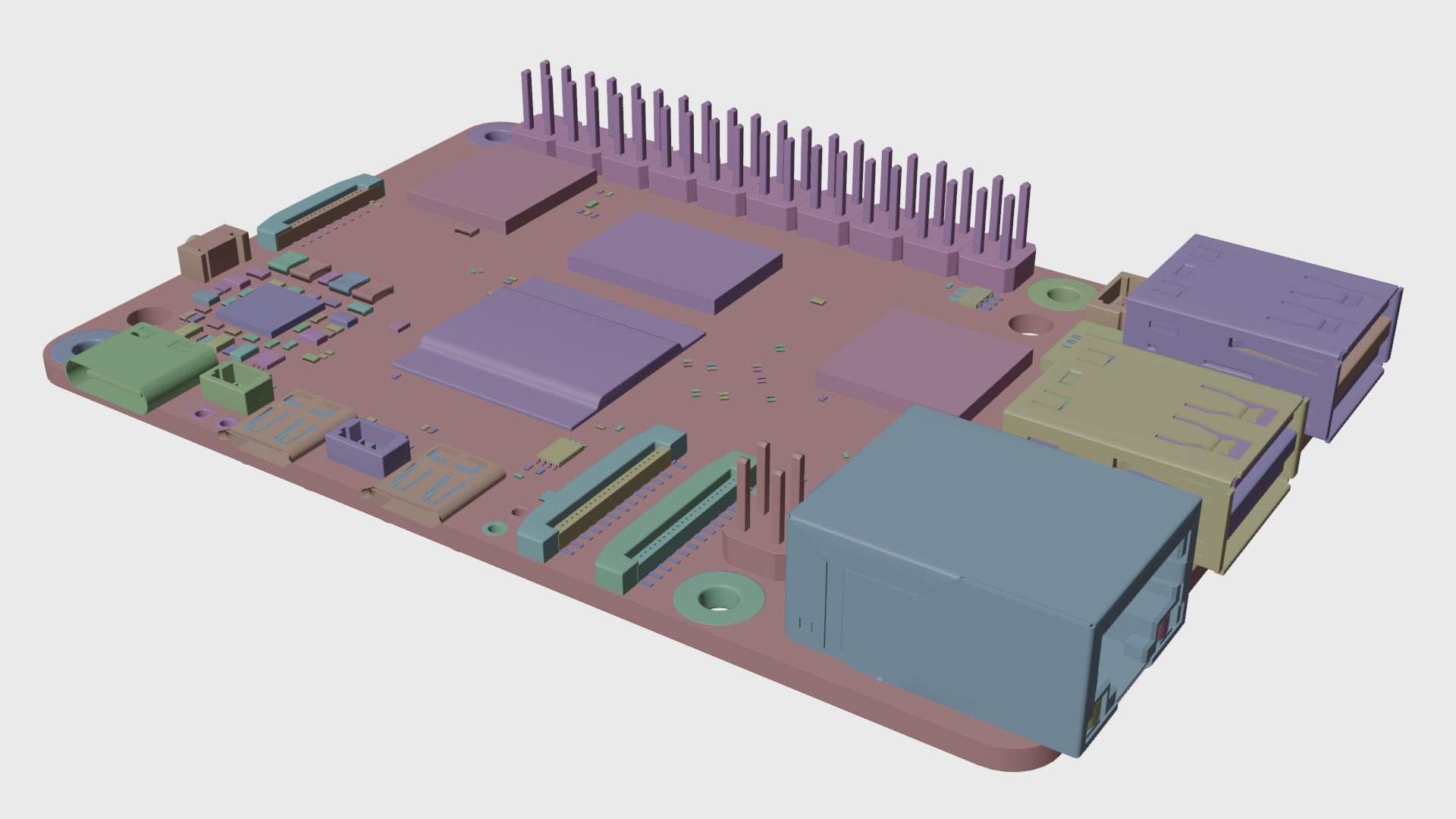 3D Raspberry Pi 5 Model - TurboSquid 2138460