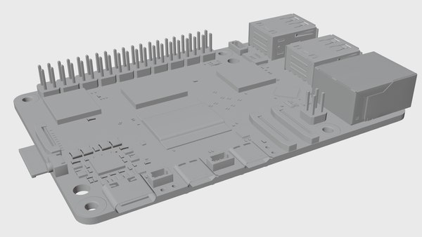 树莓派53D模型 - TurboSquid 2138460