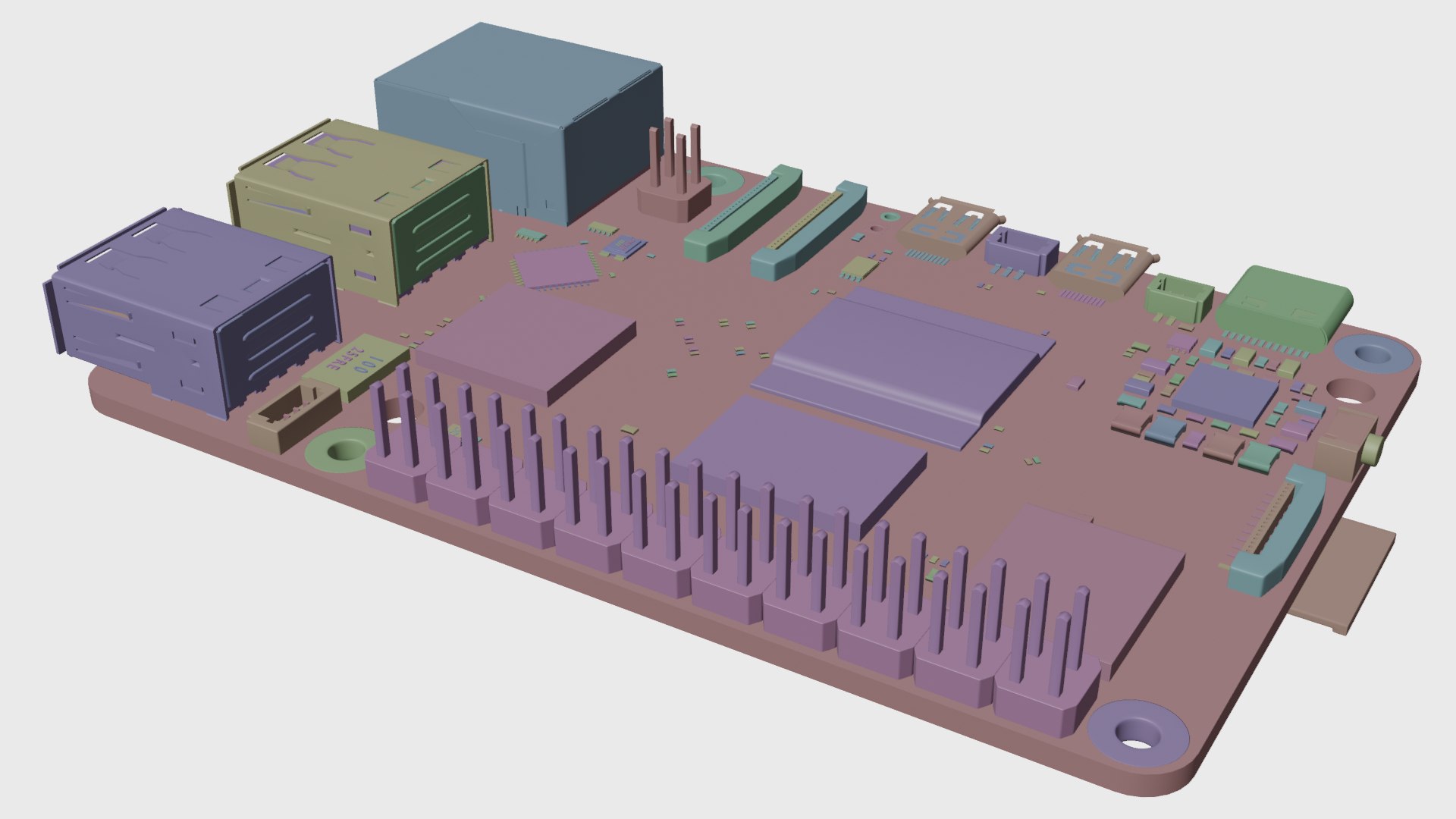 3D Raspberry Pi 5 Model - TurboSquid 2138460