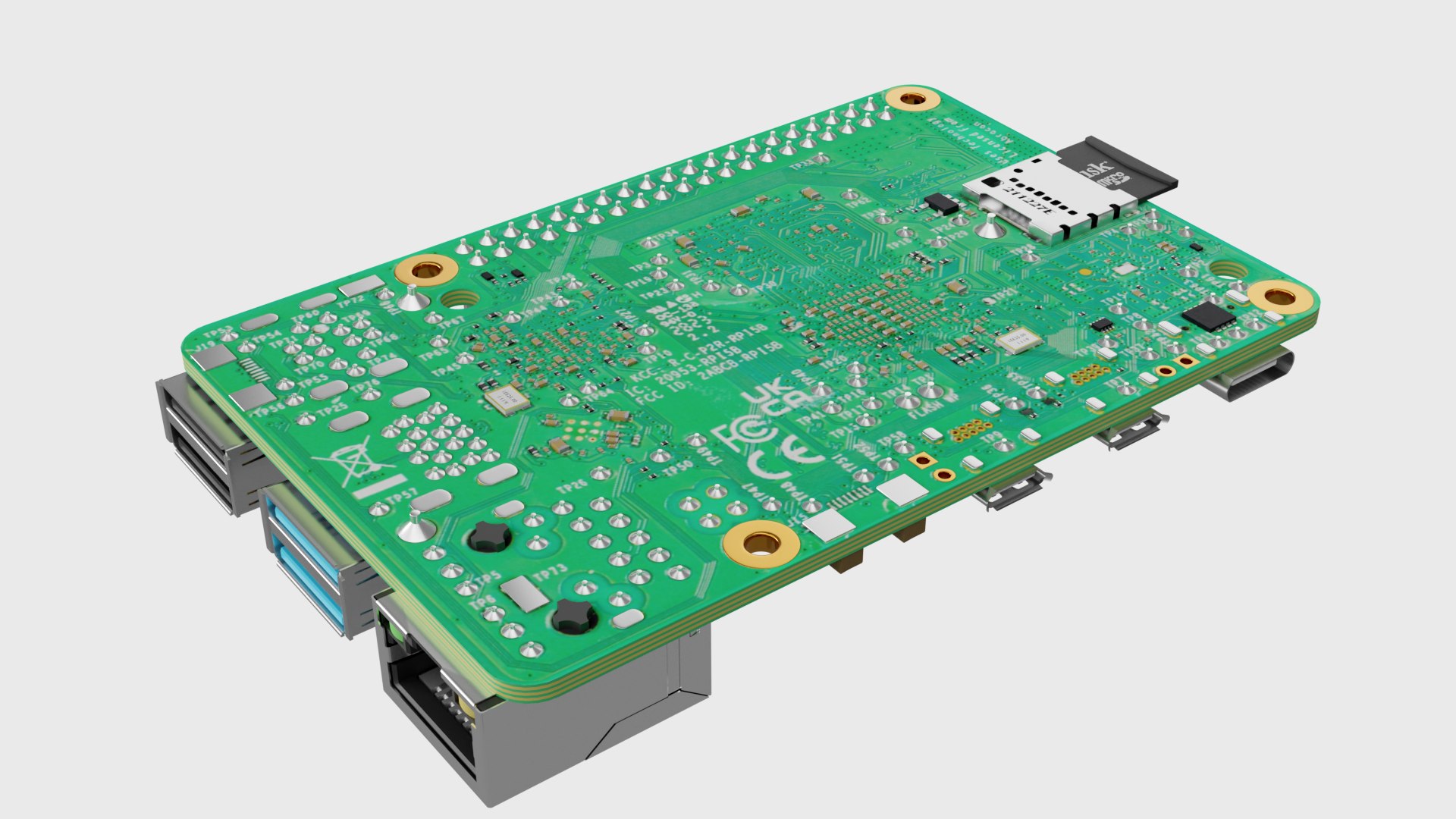 3D Raspberry Pi 5 Model - TurboSquid 2138460