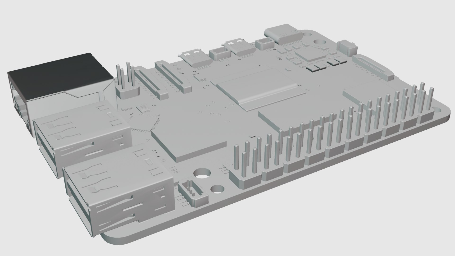 3D Raspberry Pi 5 Model - TurboSquid 2138460