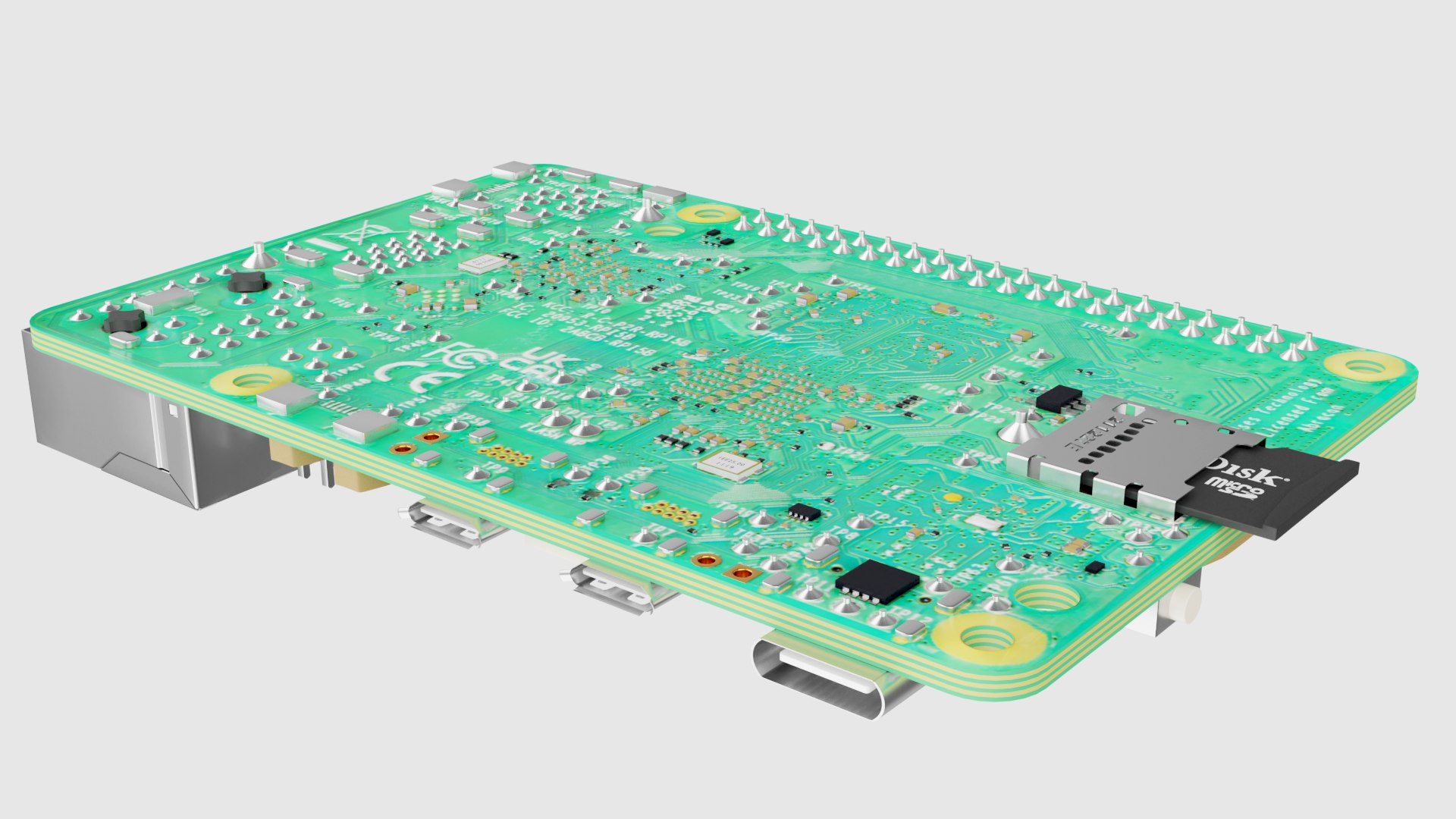 3D Raspberry Pi 5 Model - TurboSquid 2138460
