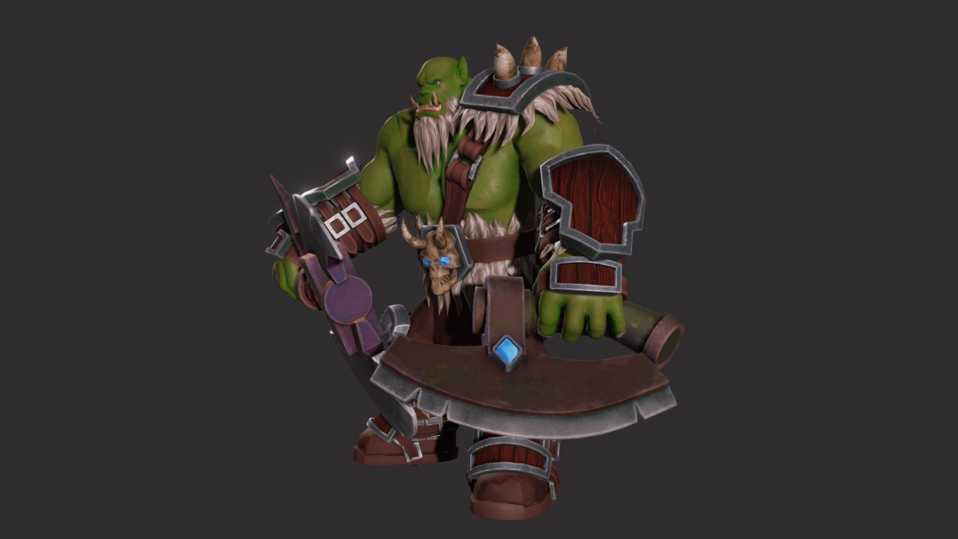 3d Stylized Orc Game Character Rigged 3D Model - TurboSquid 2150919