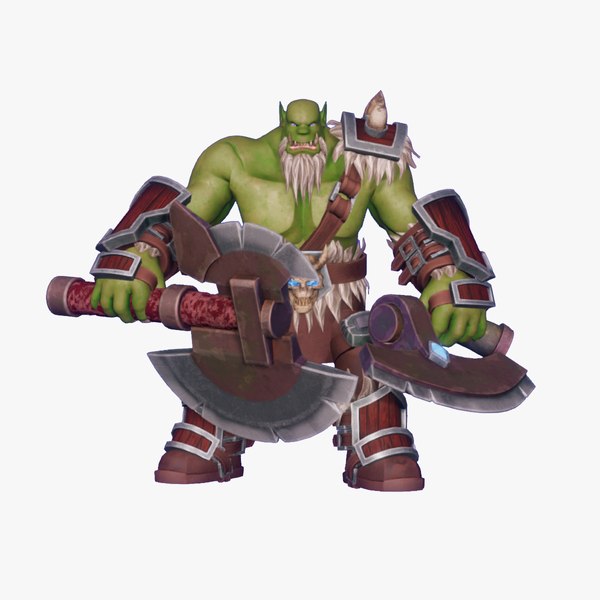 modelo 3d Personaje del juego orco estilizado 3D Rigged - TurboSquid ...