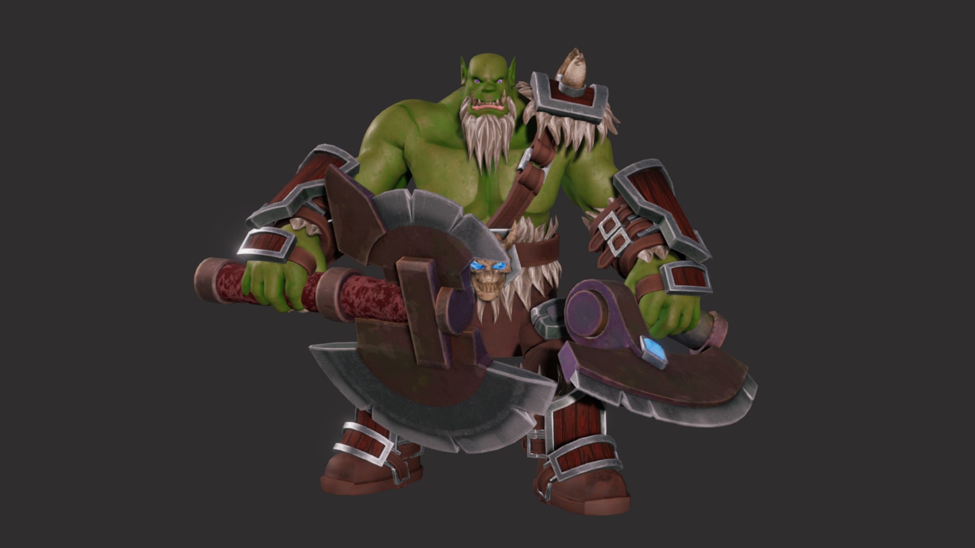 3d Stylized Orc Game Character Rigged 3D Model - TurboSquid 2150919