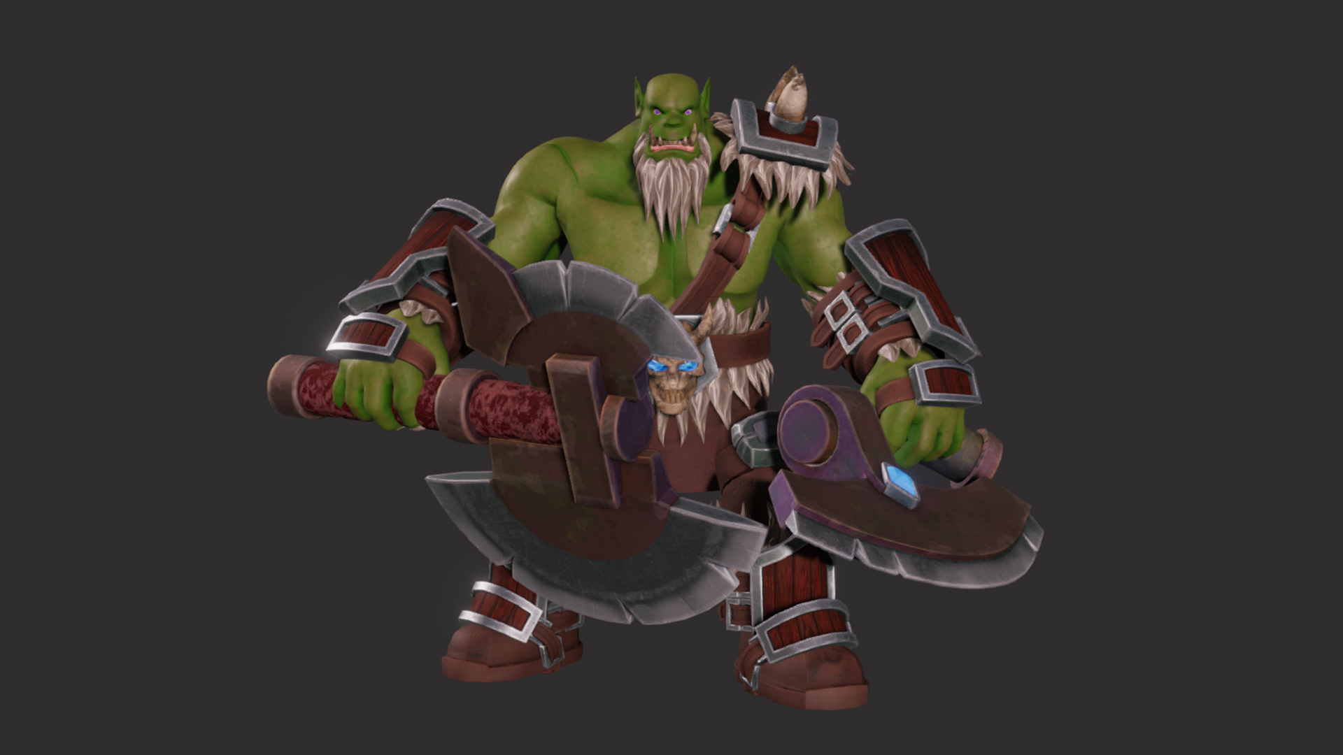 modelo 3d Personaje del juego orco estilizado 3D Rigged - TurboSquid ...