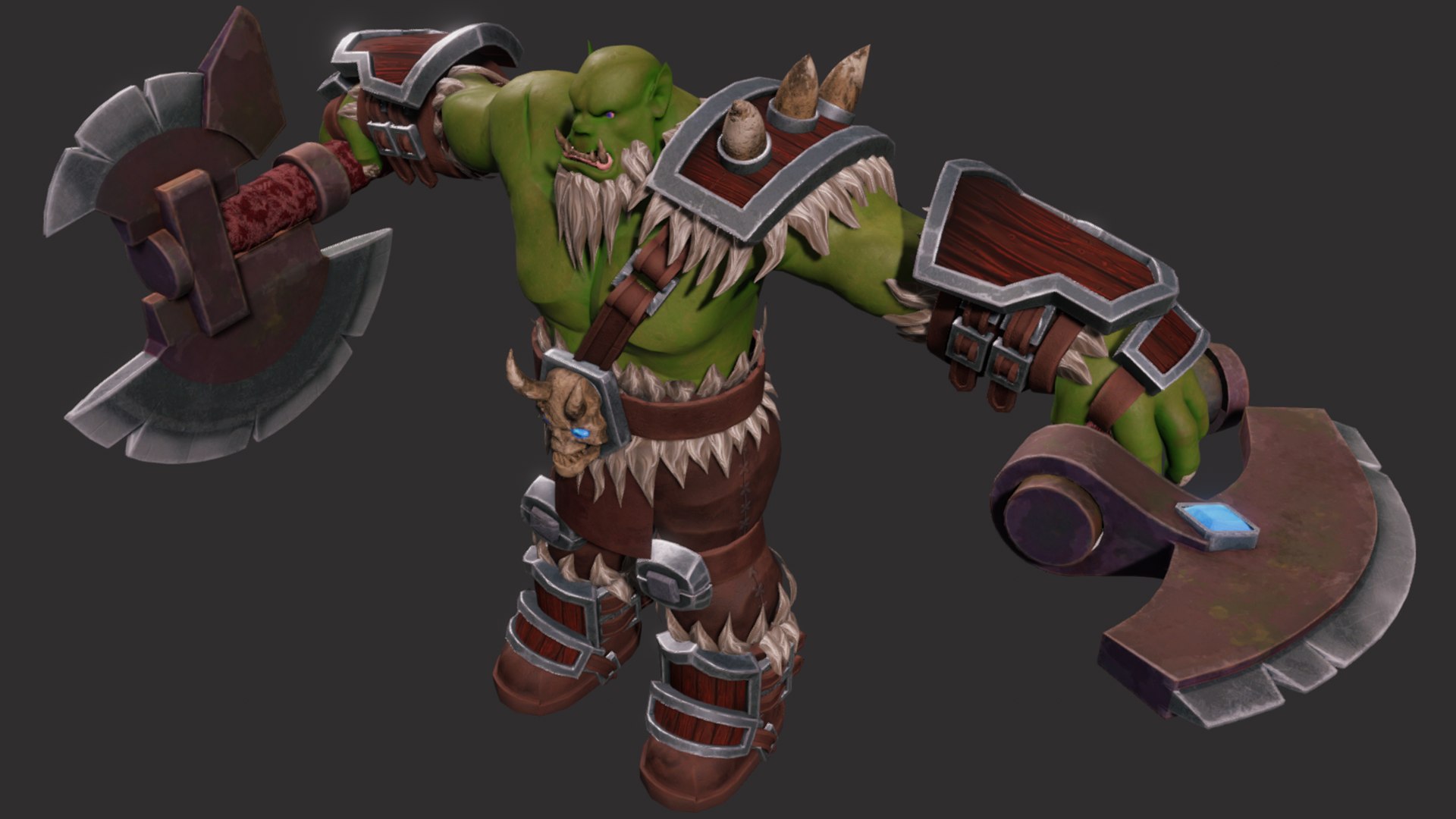 3d Stylized Orc Game Character Rigged 3D Model - TurboSquid 2150919
