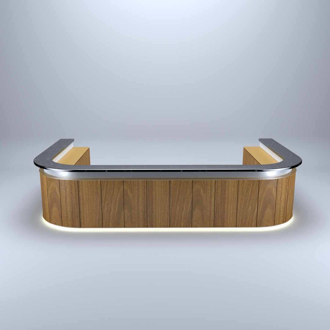3D Reception Table Model - TurboSquid 1544225