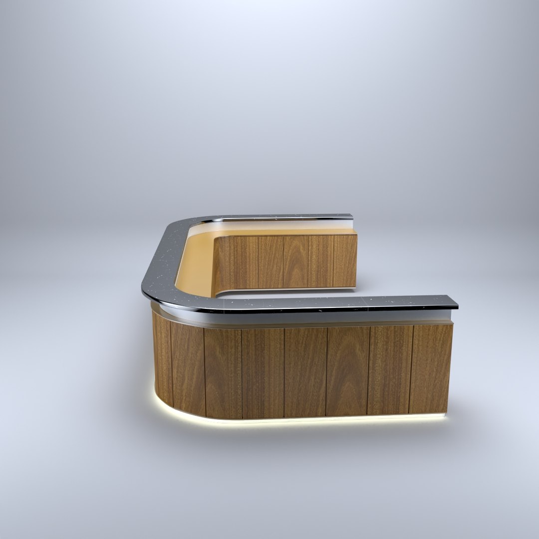 3D Reception Table Model - TurboSquid 1544225