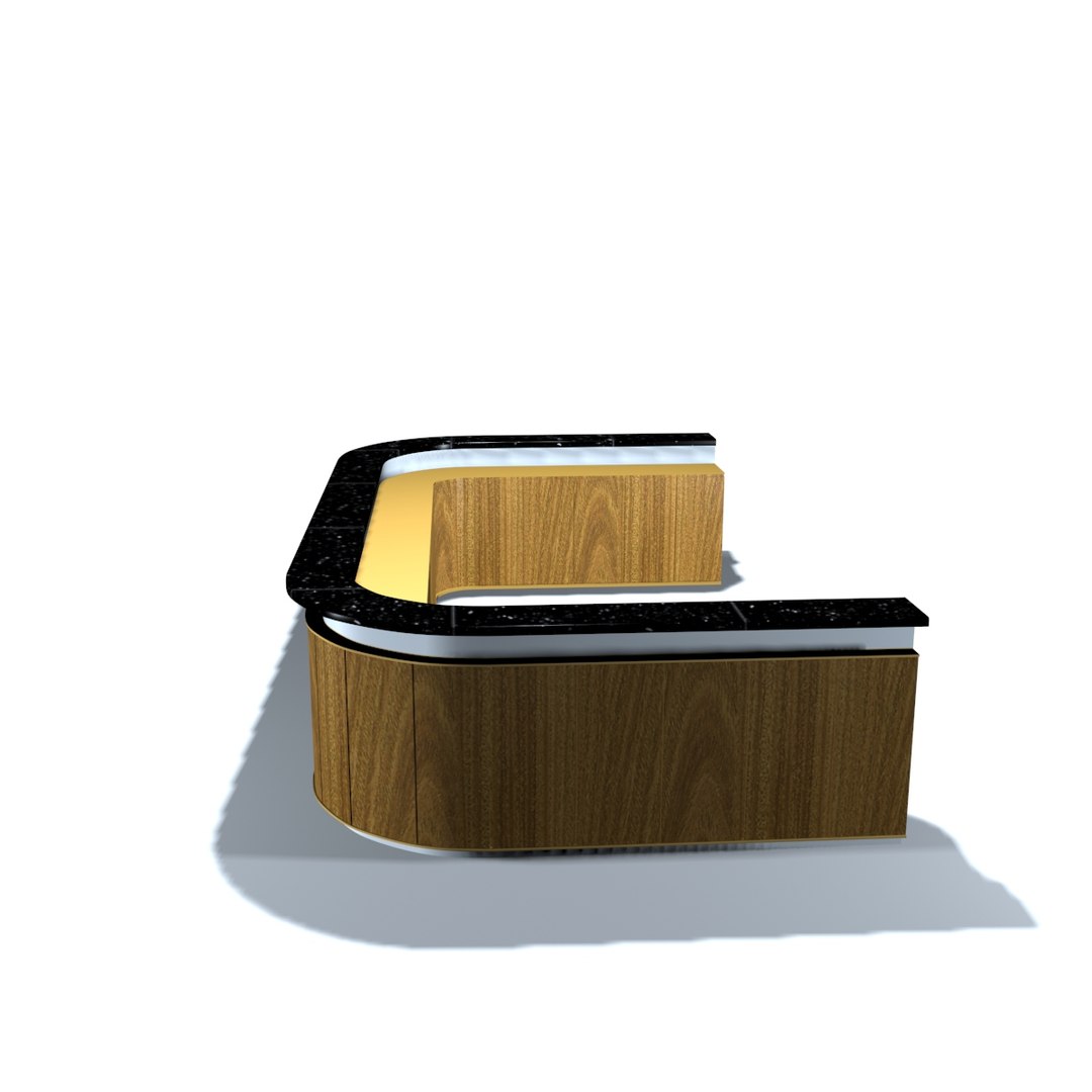 3D Reception Table Model - TurboSquid 1544225