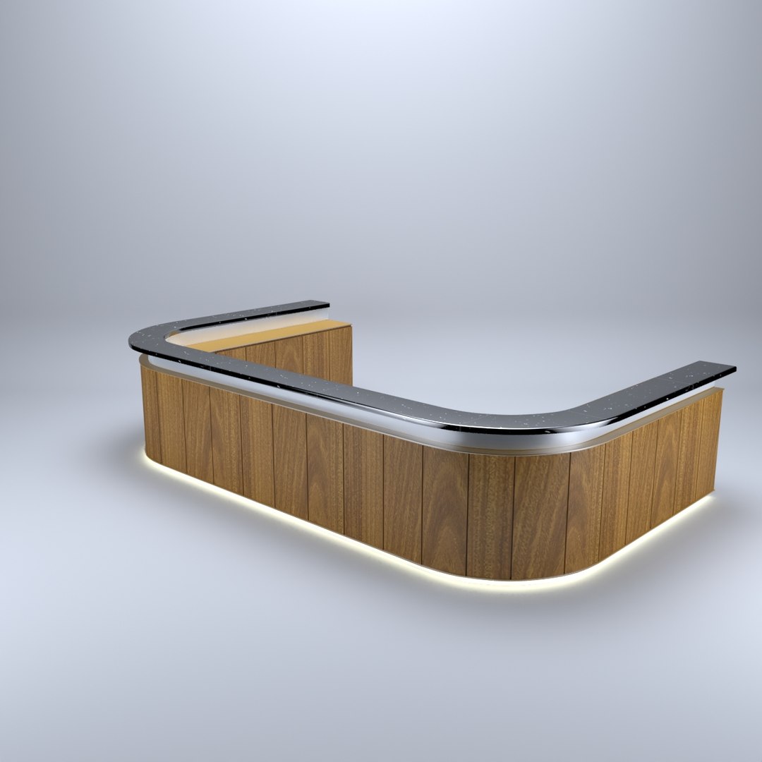 3D Reception Table Model - TurboSquid 1544225