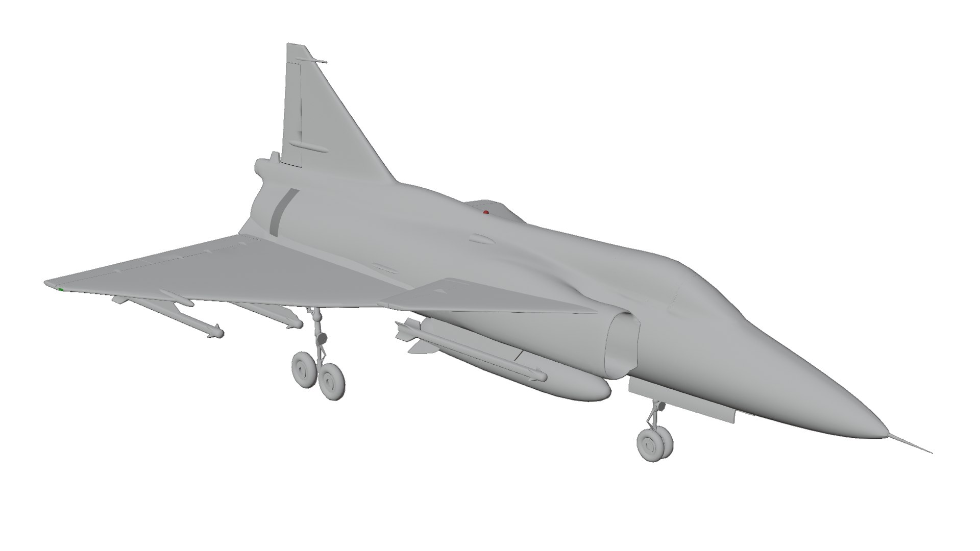 3D SAAB JAS-37 Viggen - TurboSquid 2326163