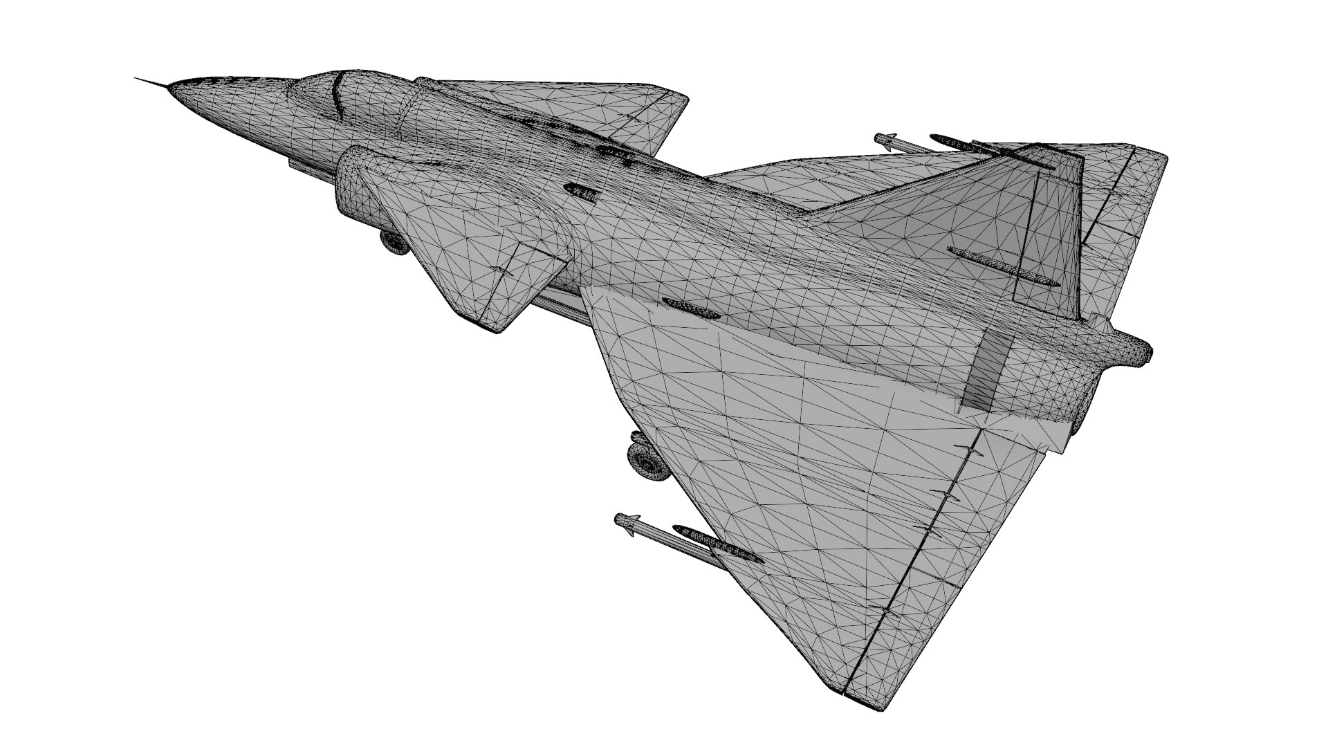 3D SAAB JAS-37 Viggen - TurboSquid 2326163