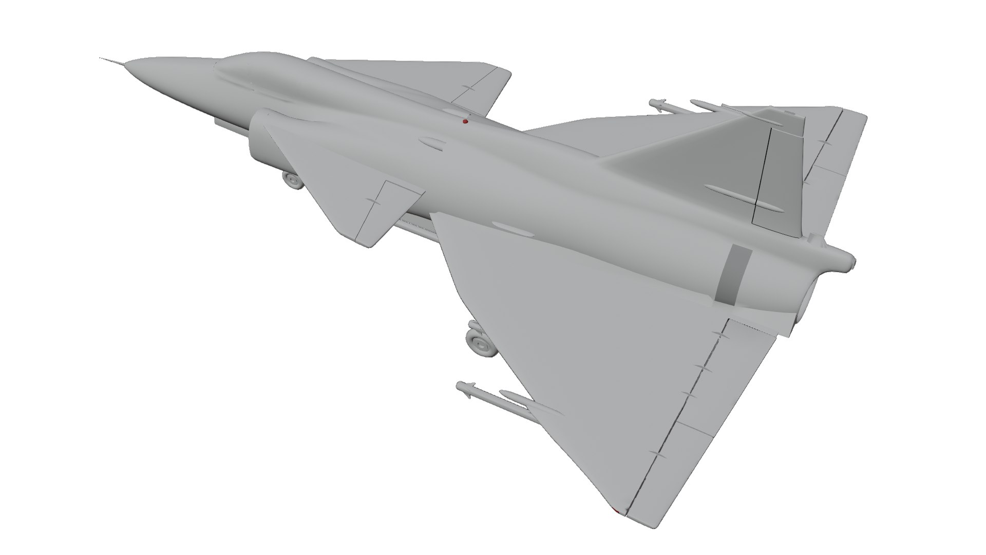3D SAAB JAS-37 Viggen - TurboSquid 2326163