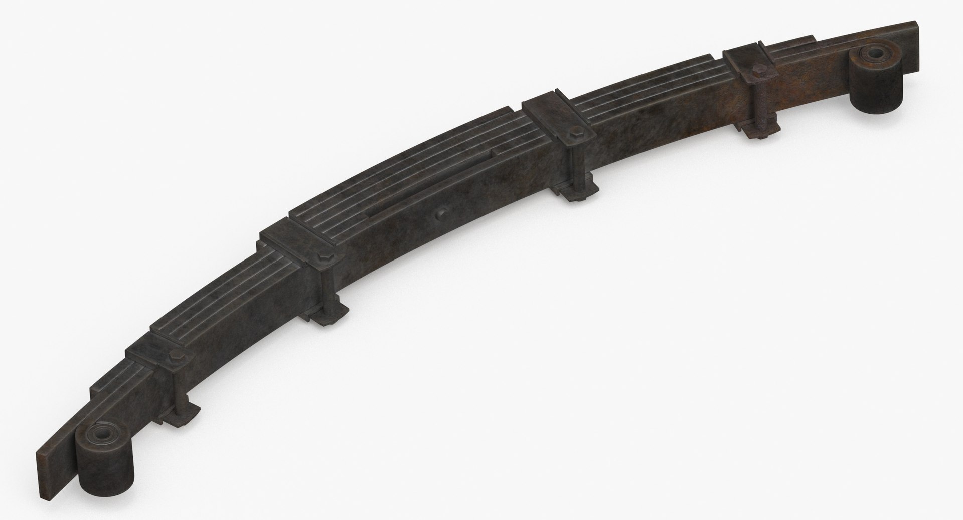 Vehicle Mechanical Parts Leaf Spring 3D Model - TurboSquid 1978618