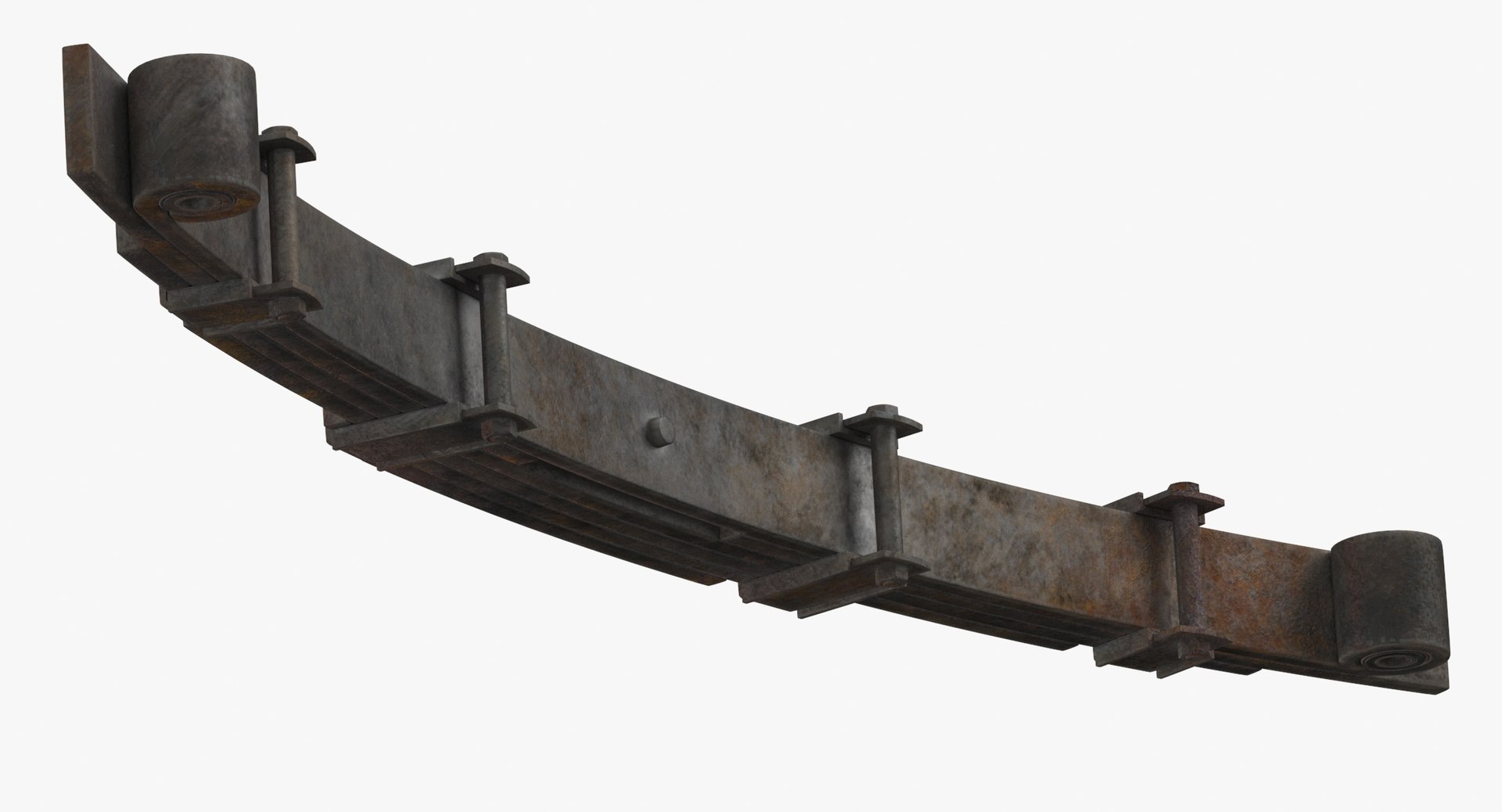 Vehicle Mechanical Parts Leaf Spring 3D Model - TurboSquid 1978618
