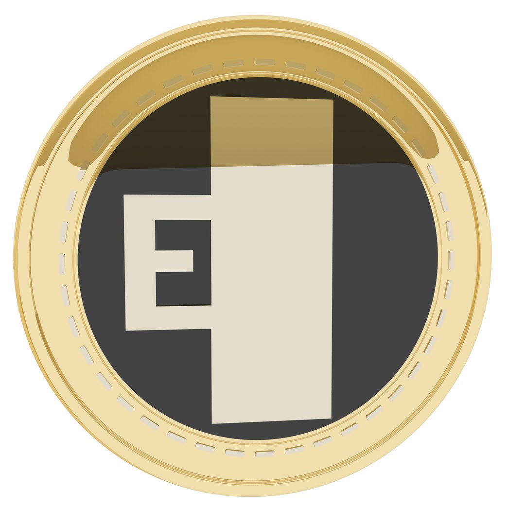 Eligma Token Cryptocurrency Gold Coin 3D model - TurboSquid 1855759
