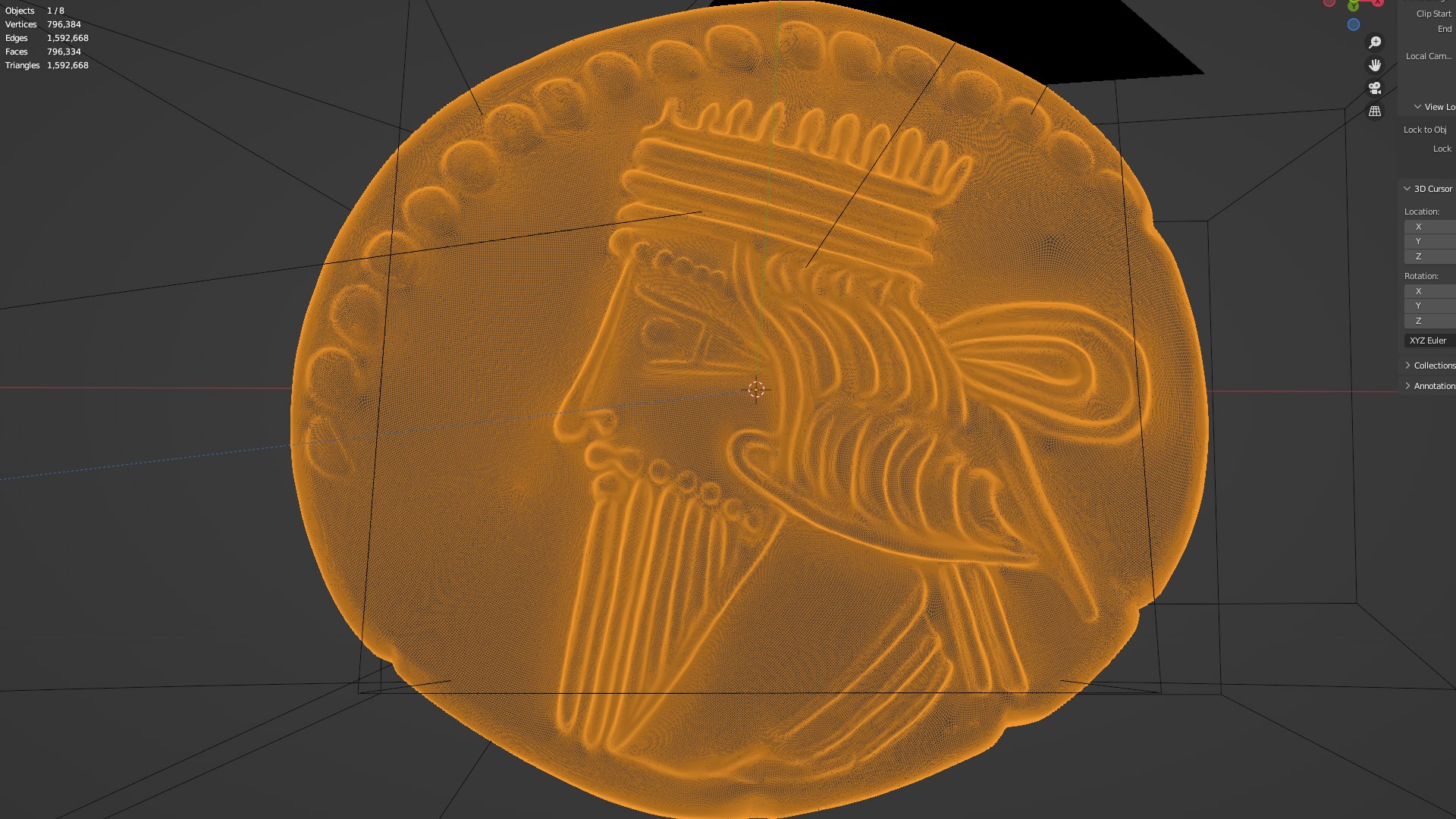 3D Model Parthian Kingdom Arsaces XLI Coin - TurboSquid 2153156