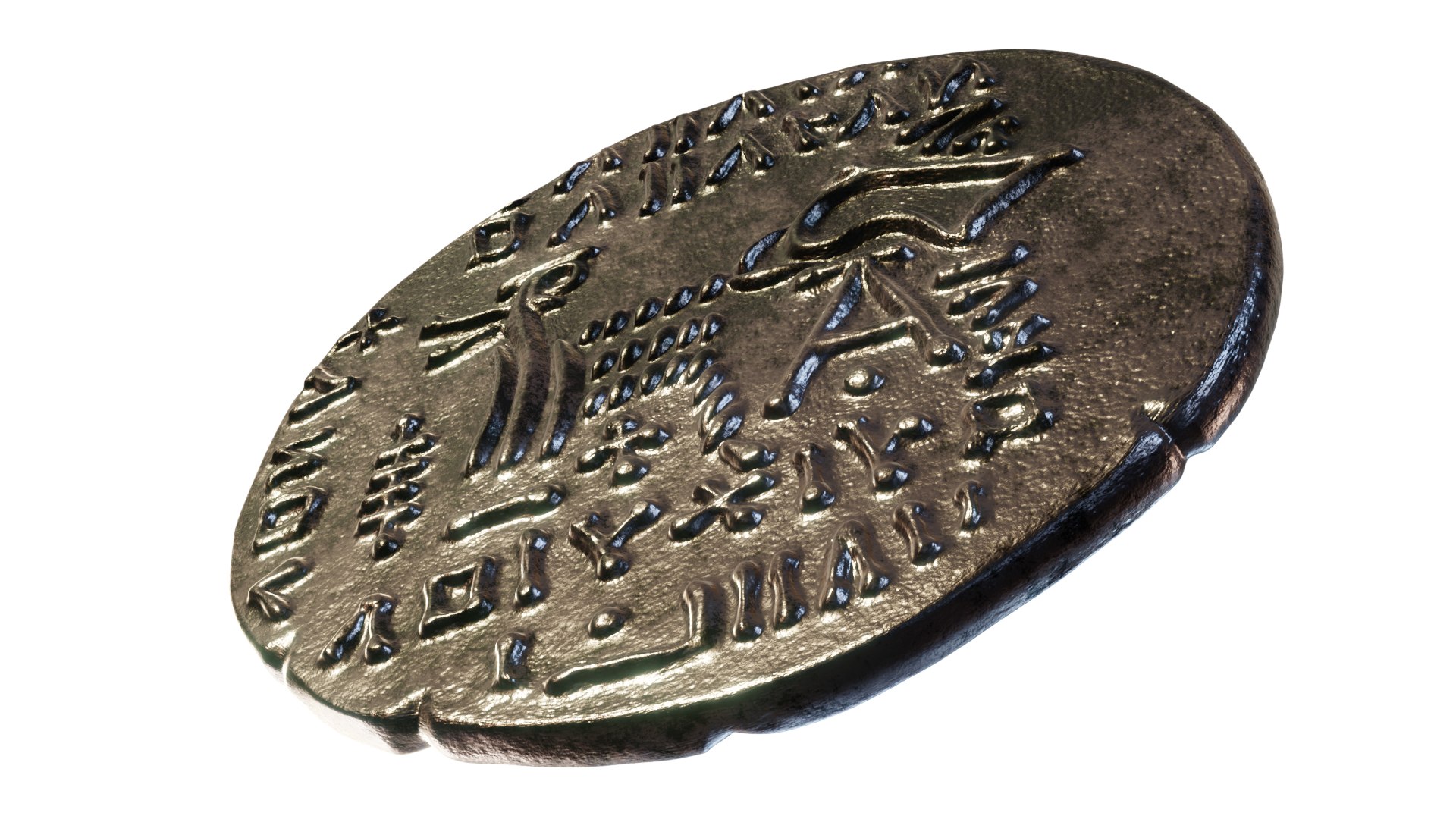 3D Model Parthian Kingdom Arsaces XLI Coin - TurboSquid 2153156