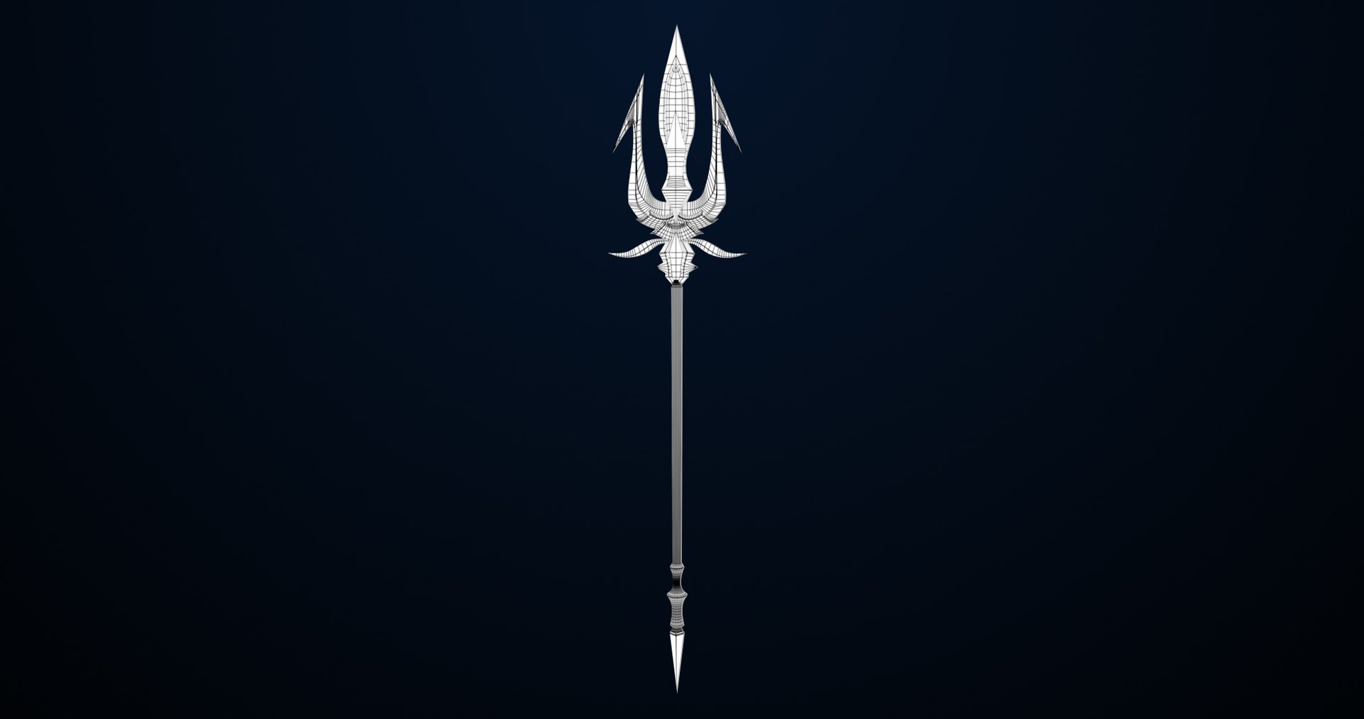 6 Fantasy Trident Collection All PBR Unity UE Textures 3D Model ...