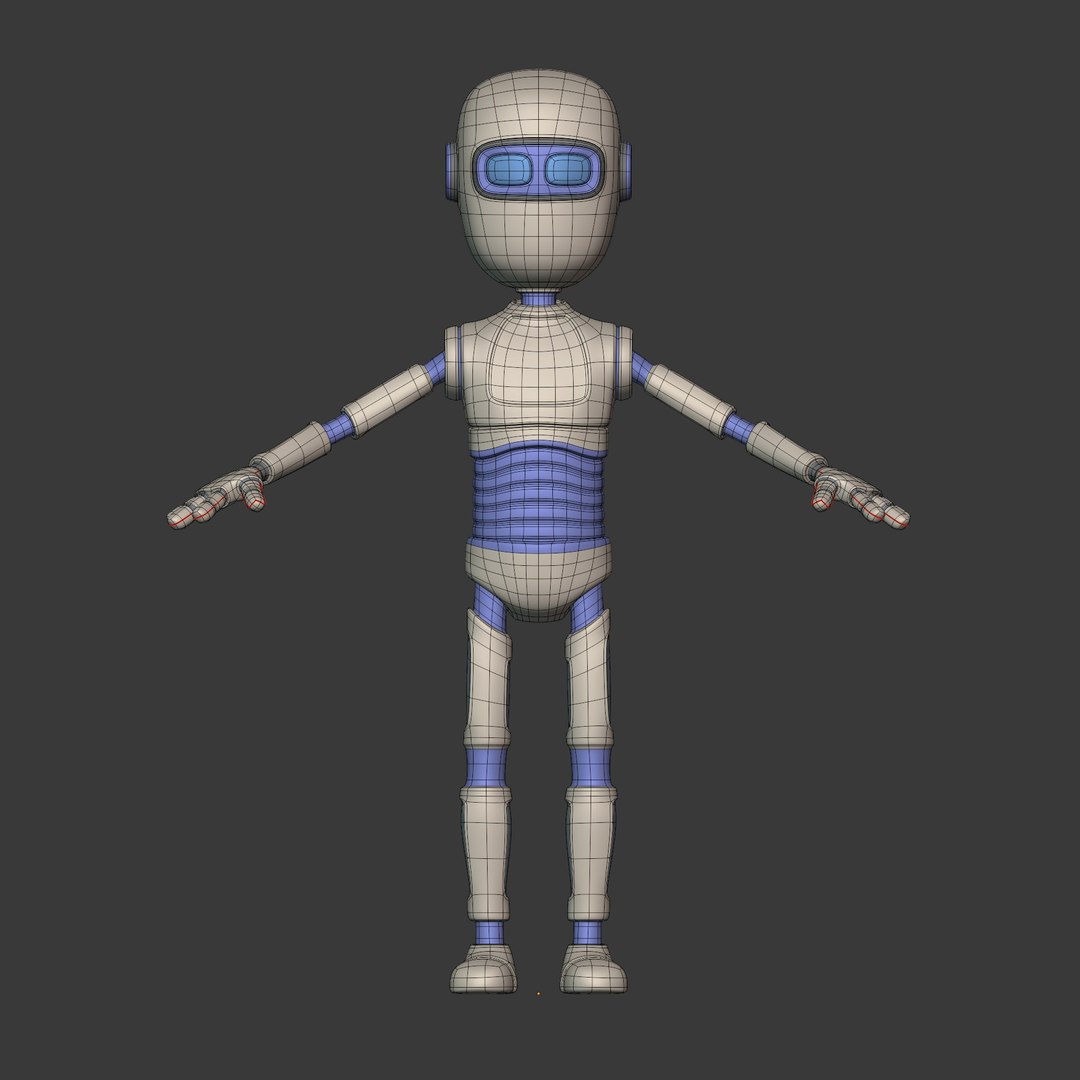 Cartoon Android Robot 3D - TurboSquid 1787930