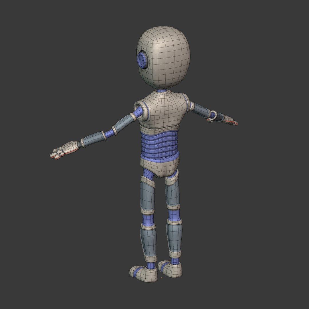 Cartoon Android Robot 3D - TurboSquid 1787930