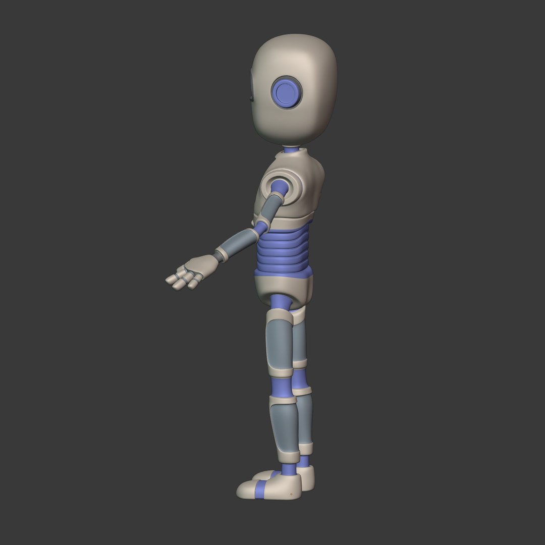 Cartoon Android Robot 3D - TurboSquid 1787930