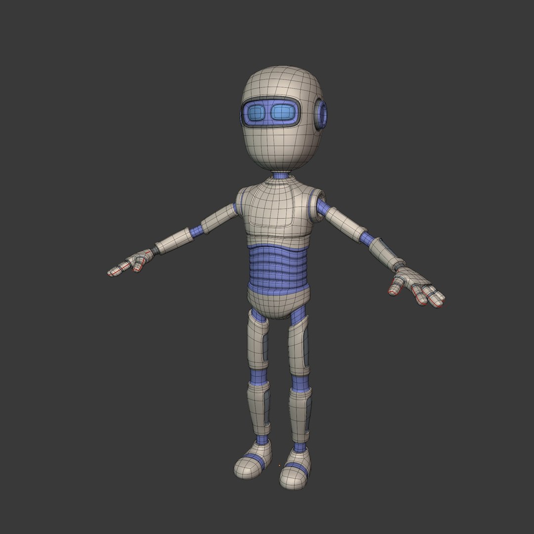 Cartoon Android Robot 3D - TurboSquid 1787930