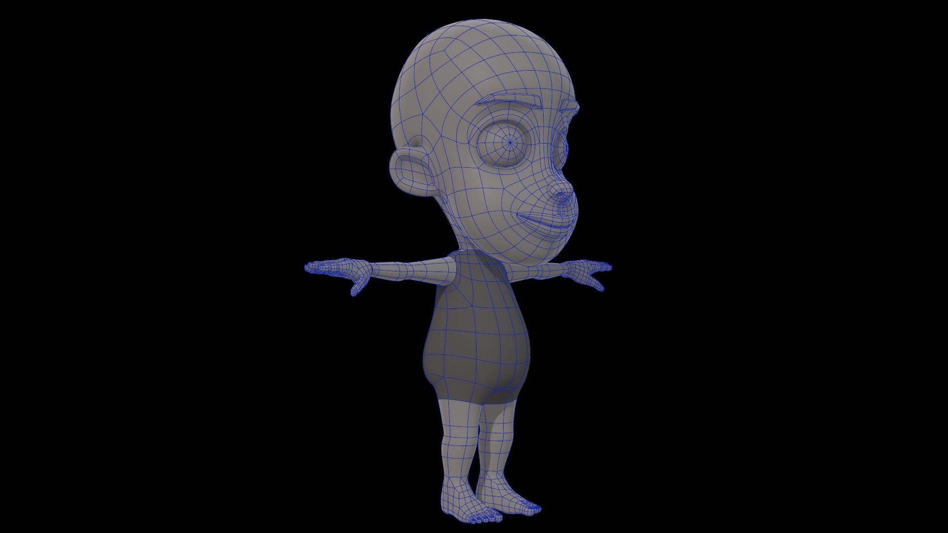 3D Base Boy Character Model - TurboSquid 1301000