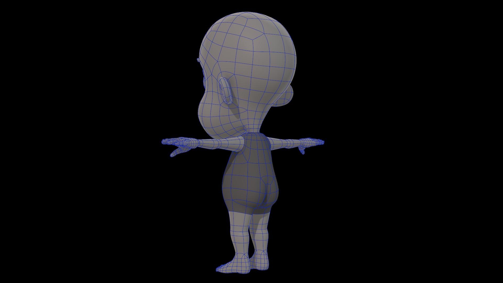 3D Base Boy Character Model - TurboSquid 1301000