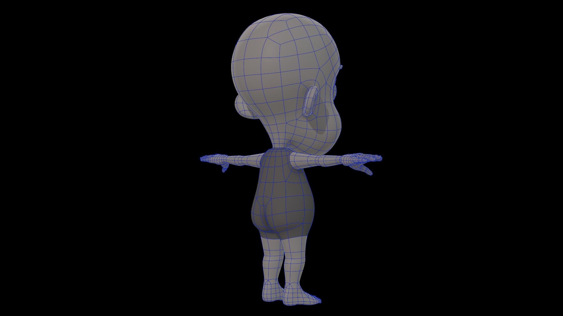 3D Base Boy Character Model - TurboSquid 1301000