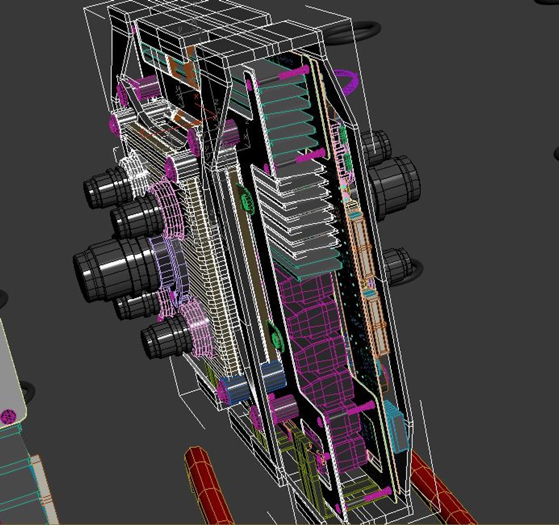 3d Cpu Environment Circuit Board