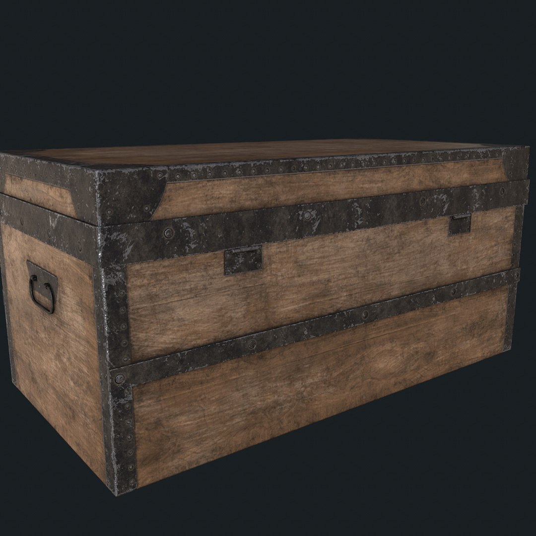 Low-poly Chests 3d Max