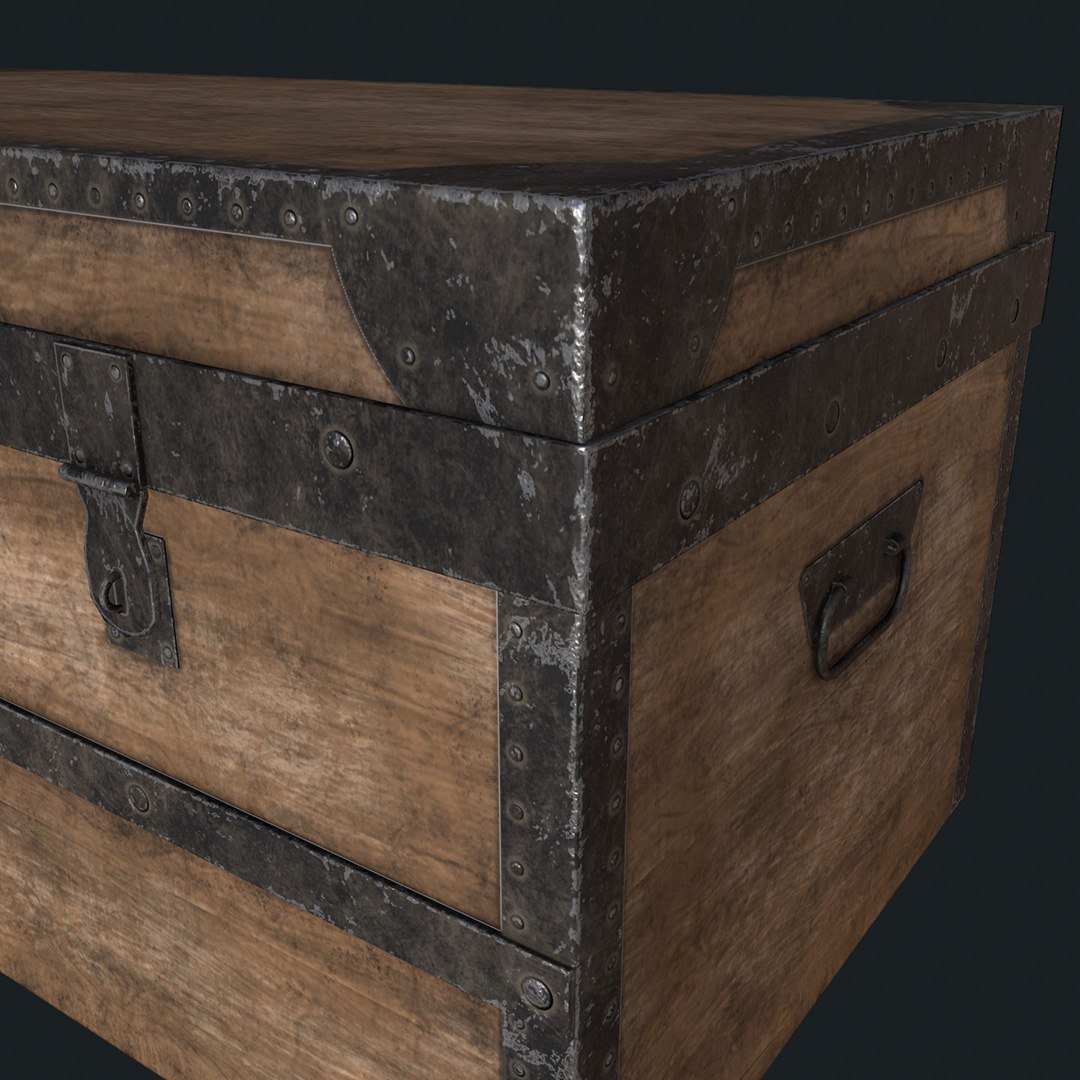 Low-poly Chests 3d Max