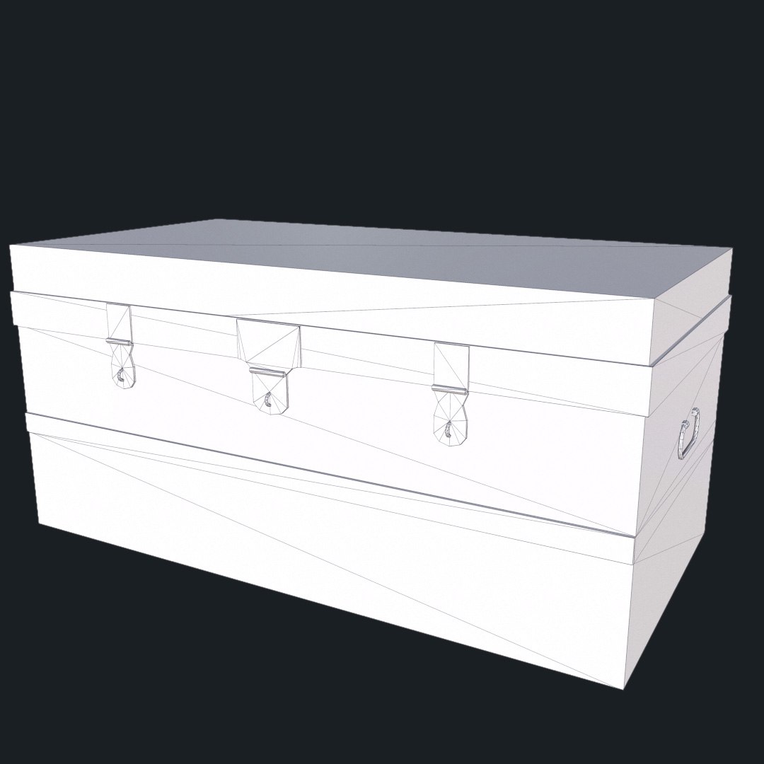 Low-poly Chests 3d Max