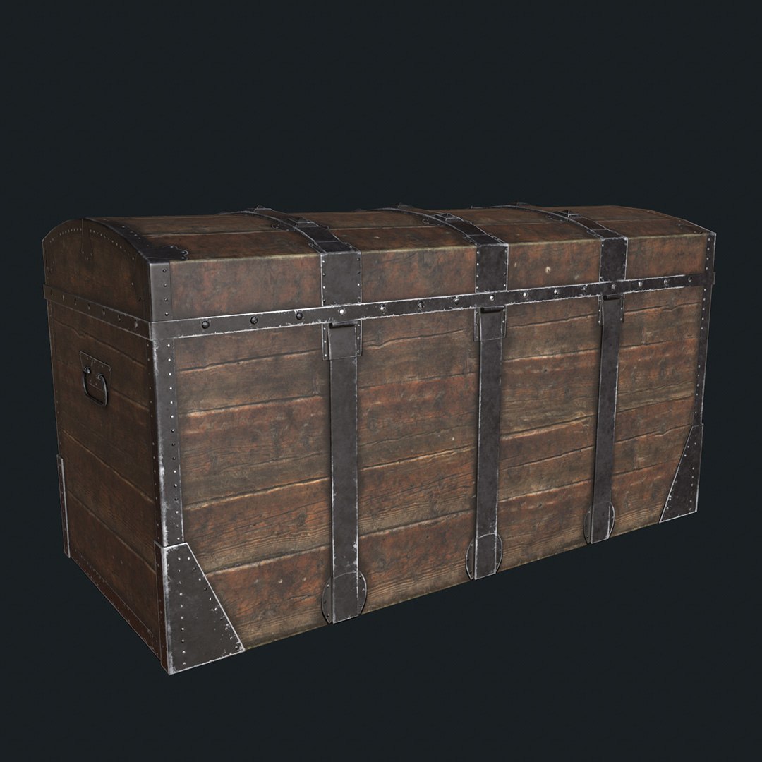 Low-poly Chests 3d Max