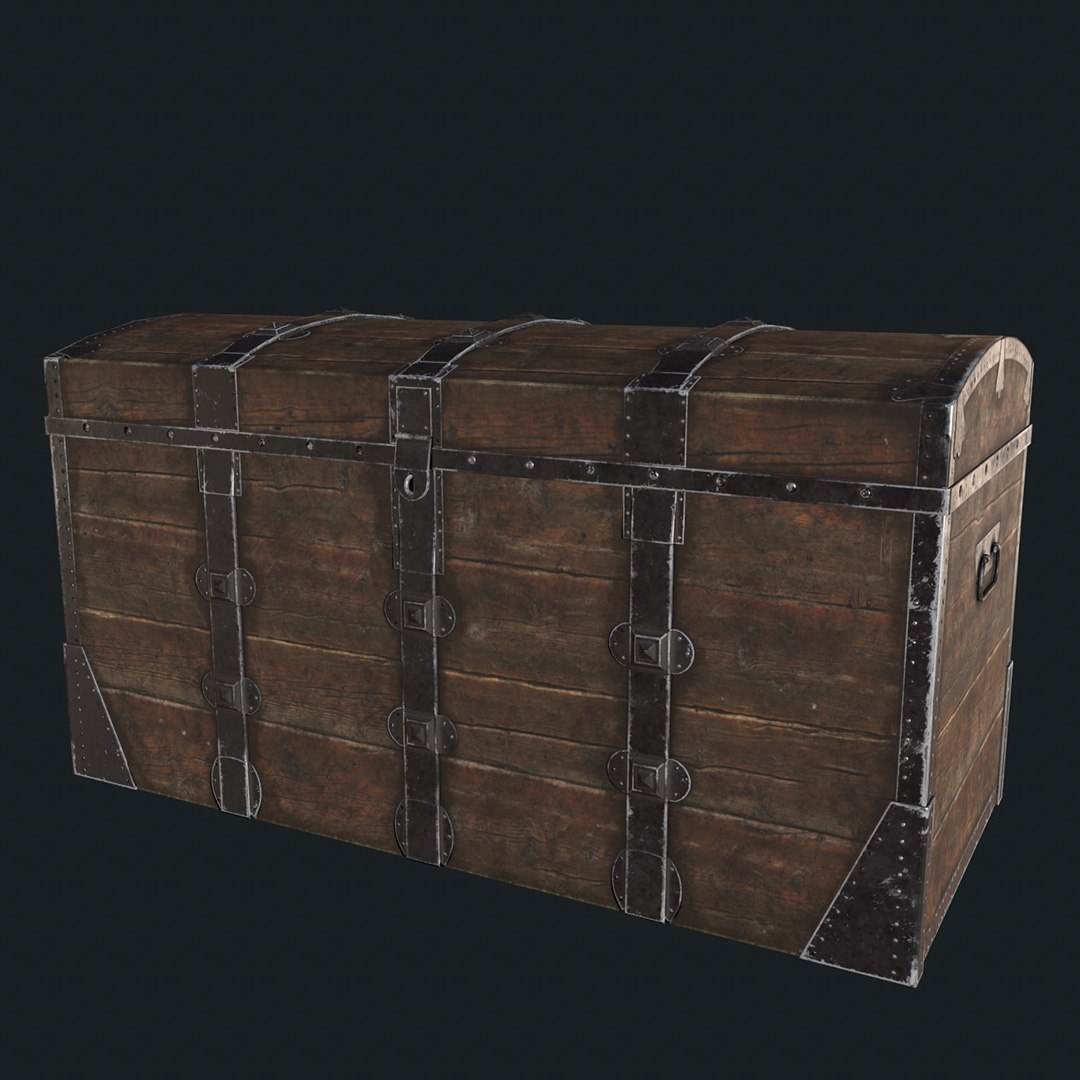 Low-poly Chests 3d Max