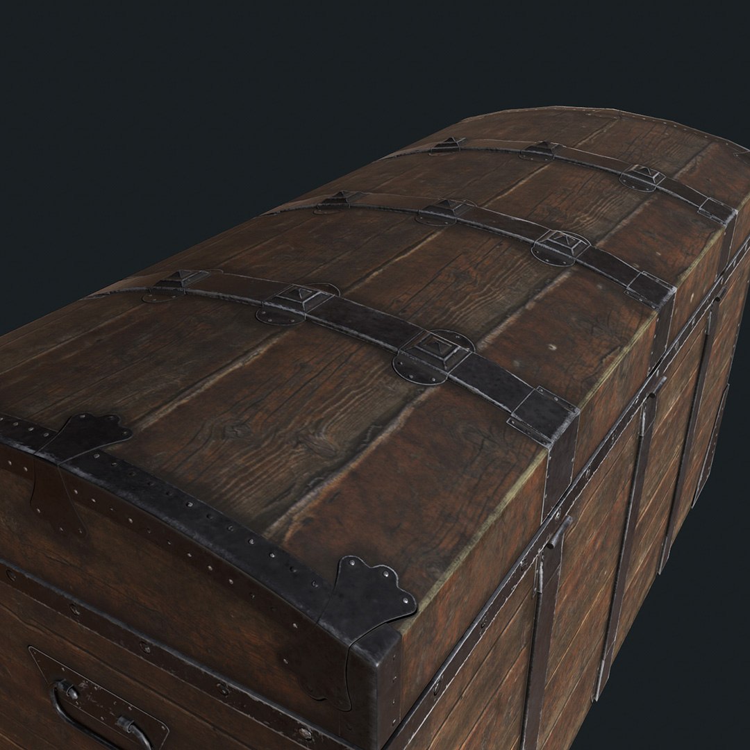 Low-poly Chests 3d Max