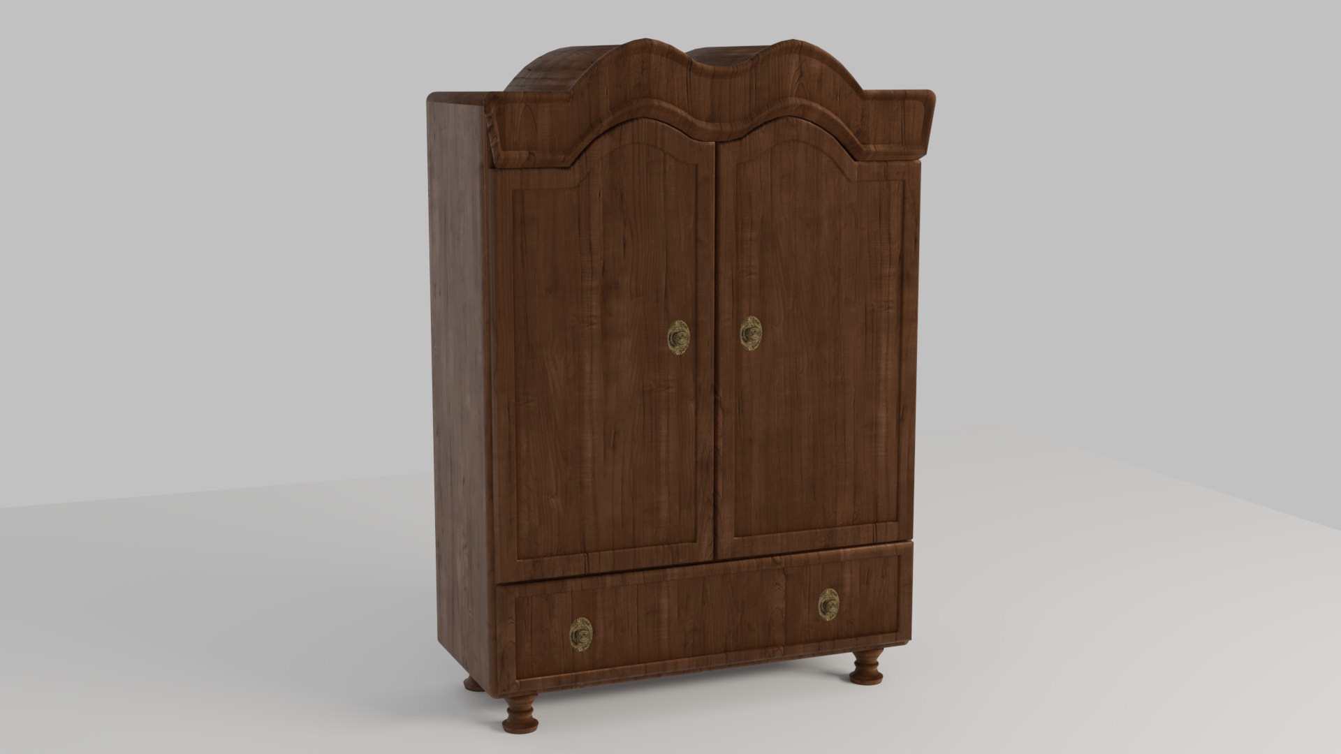 Wooden Closet 3D Model - TurboSquid 2010214
