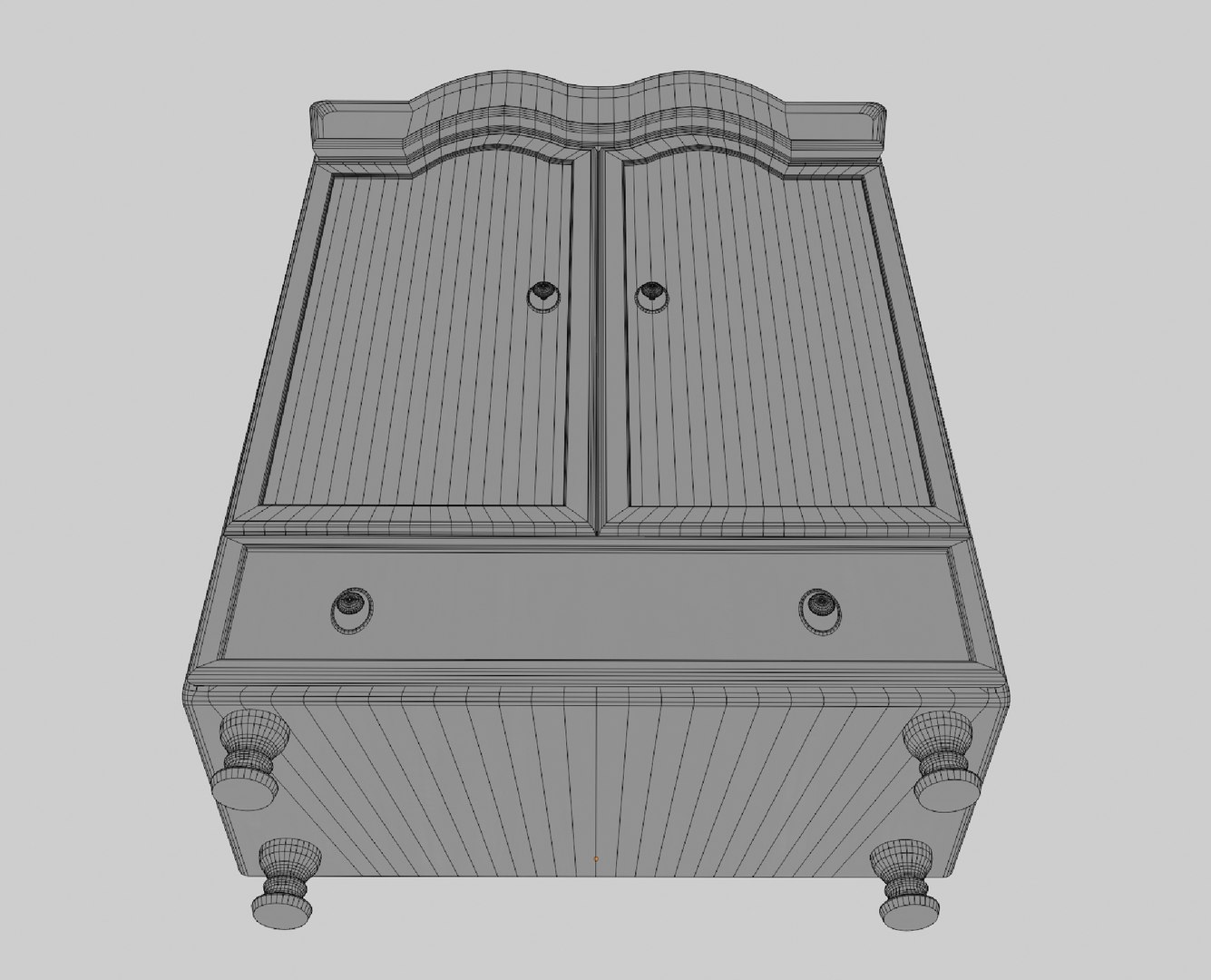 Wooden Closet 3D Model - TurboSquid 2010214