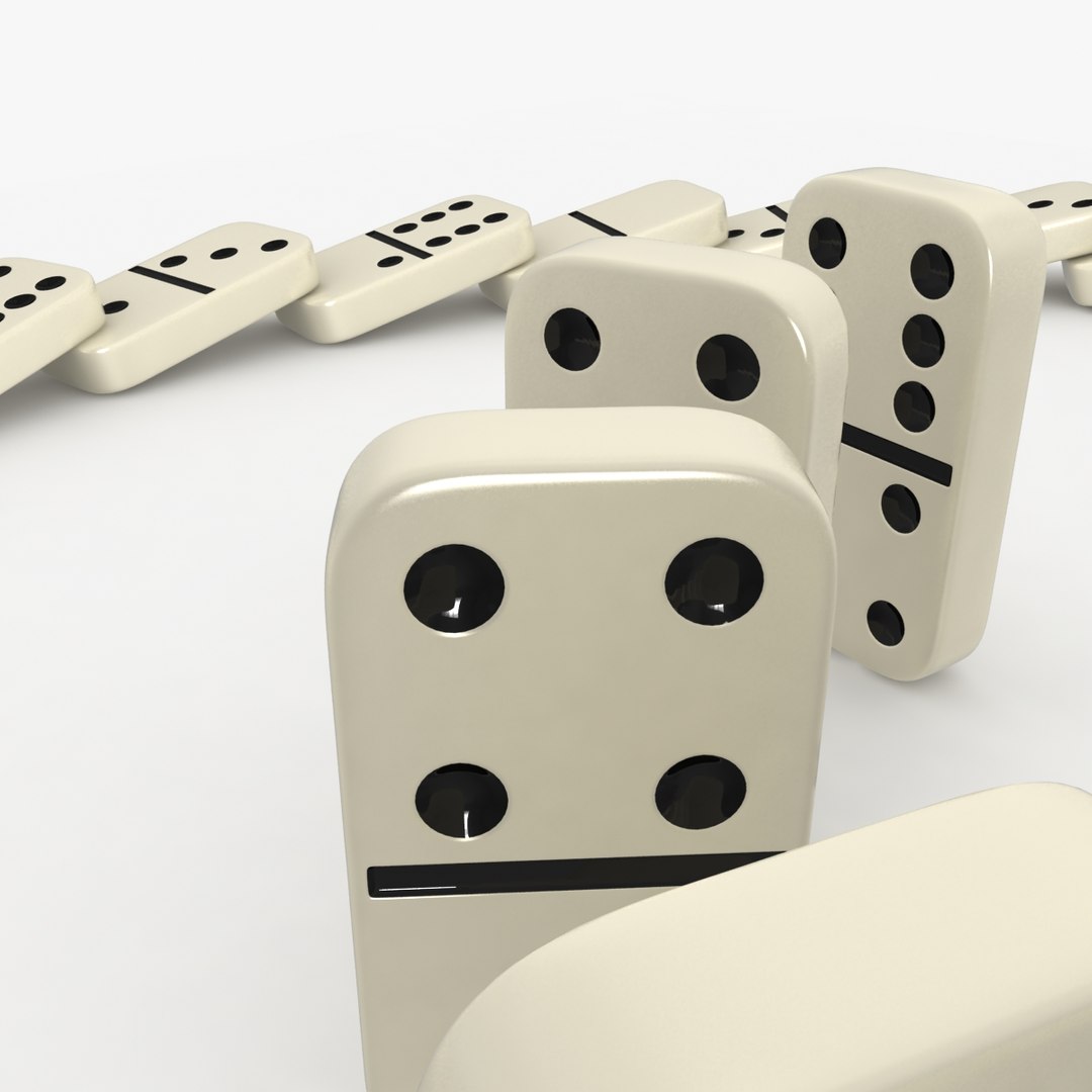 Realistic Dominoes Animation 3d 3ds