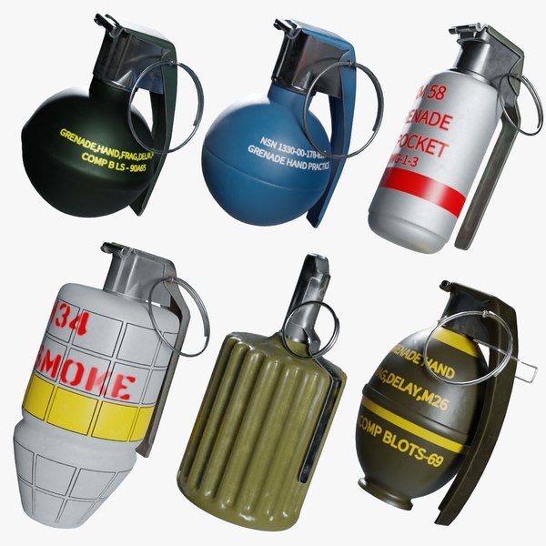 Free Grenade 3D Models for Download | TurboSquid